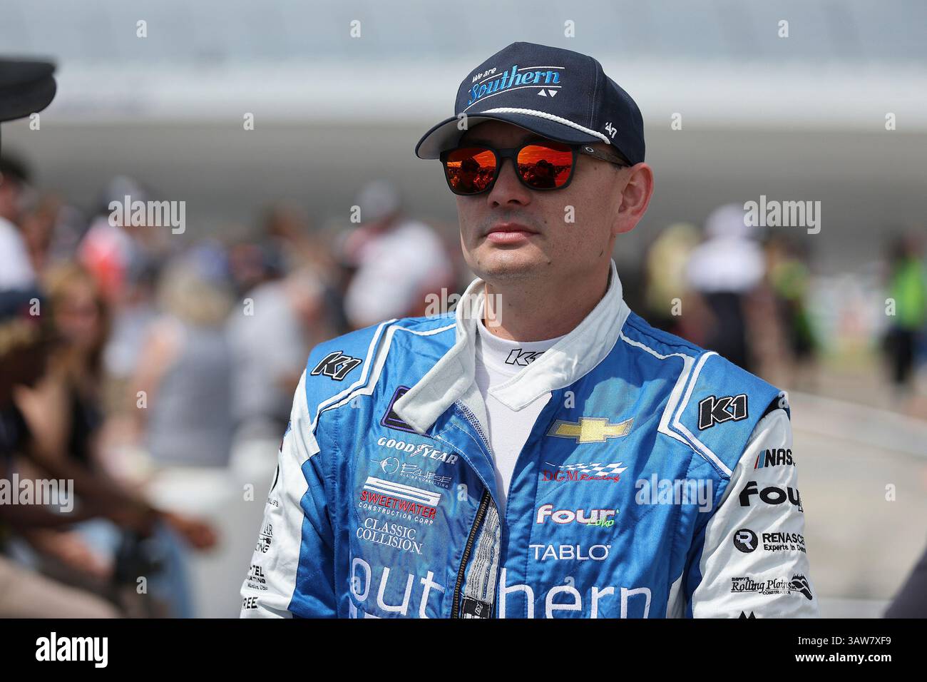 ROCKINGHAM, NC - APRIL 19: Ryan Ellis (#71 DGM Racing x JIM Southern ...