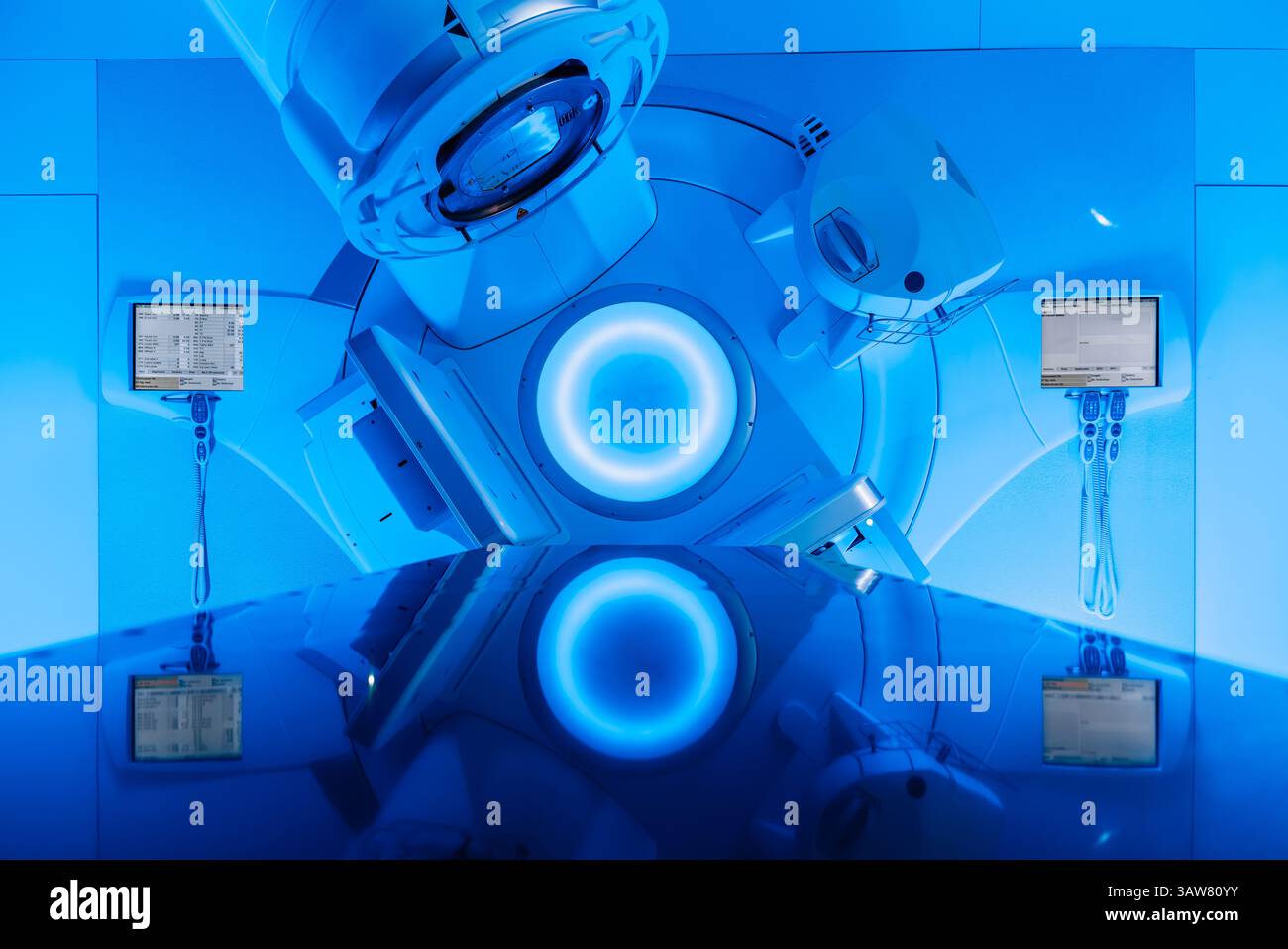 Photo of medical an advanced linear accelerator in the therapeutic ...