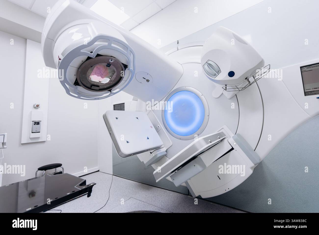 Photo of medical an advanced linear accelerator in the therapeutic ...