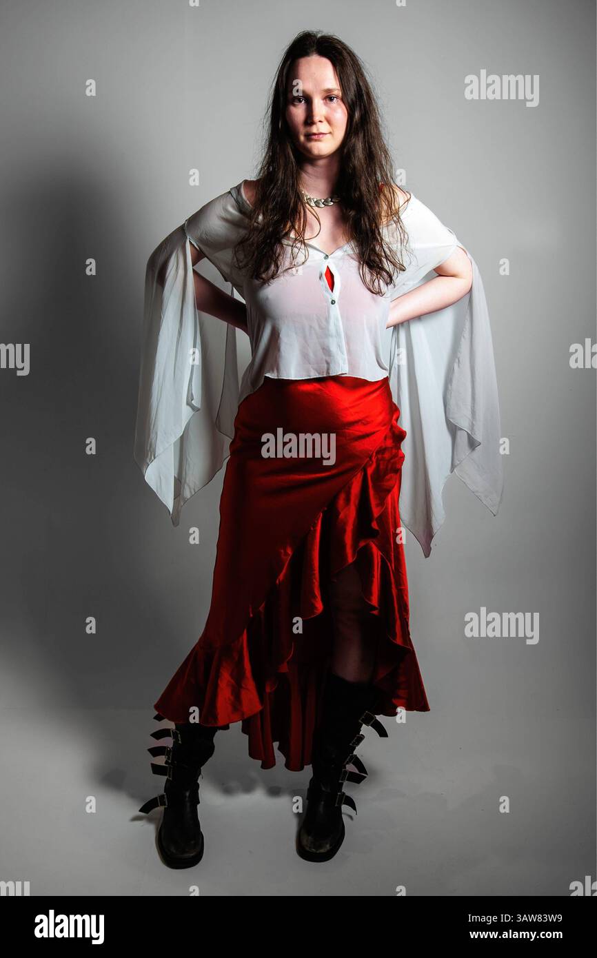 Madrid, Spain. 19th Apr, 2025. Portrait of Zoe Me (Switzerland) at the ...