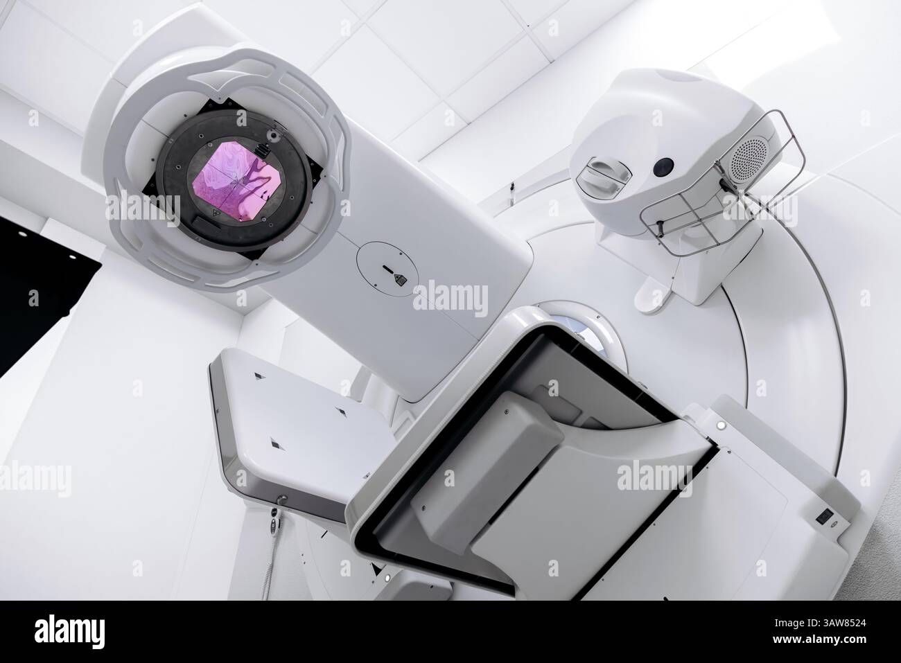 Cancer therapy, advanced medical linear accelerator in the therapeutic ...