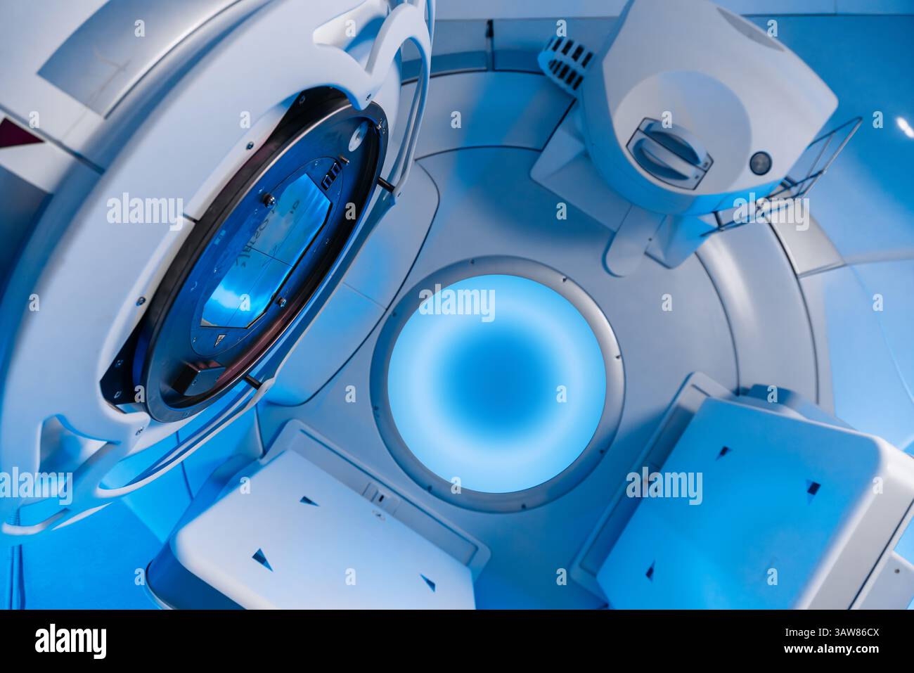 Photo of medical an advanced linear accelerator in the therapeutic ...