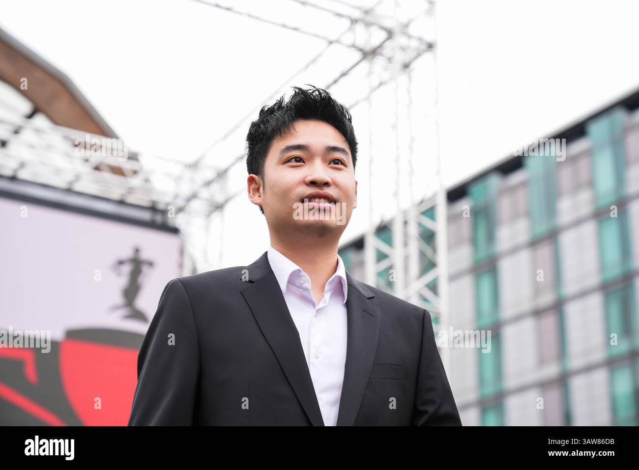 Si Jiahui during the 2025 Halo World Snooker Championship Media Day at The Crucible, Sheffield ...