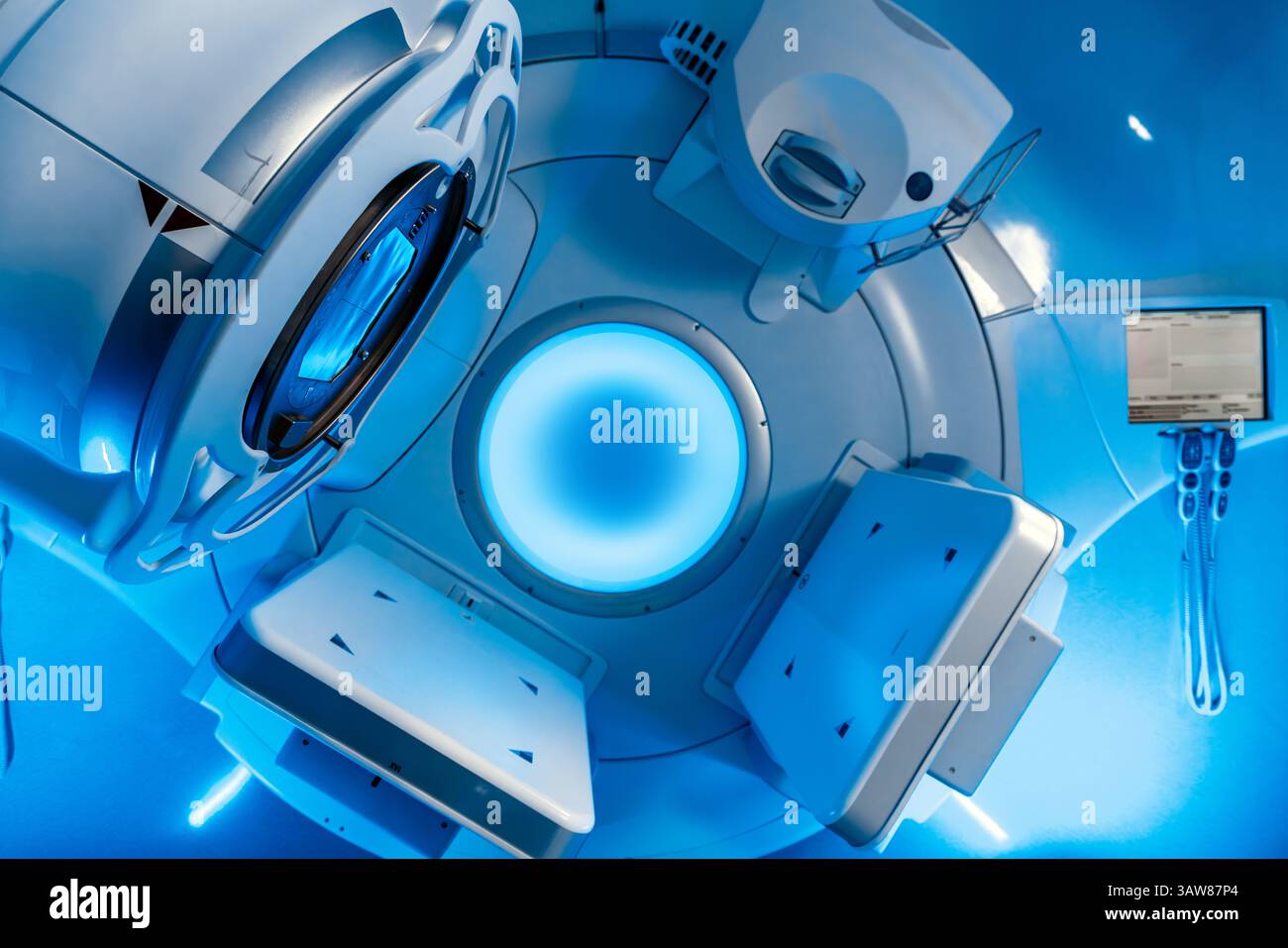 Cancer therapy, advanced medical linear accelerator in the therapeutic ...