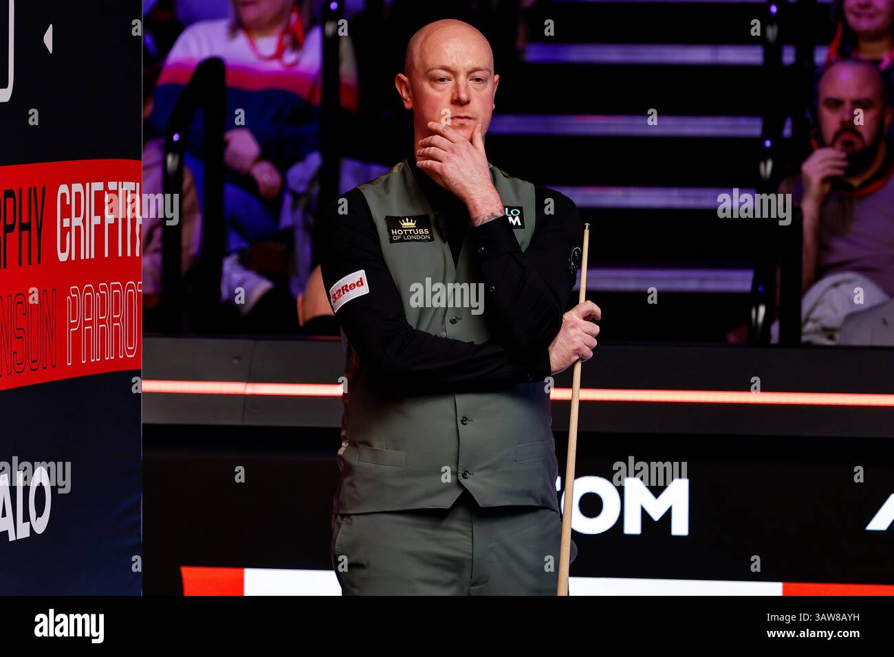 Chris Wakelin during the 2025 Halo World Snooker Championship Round 1 ...