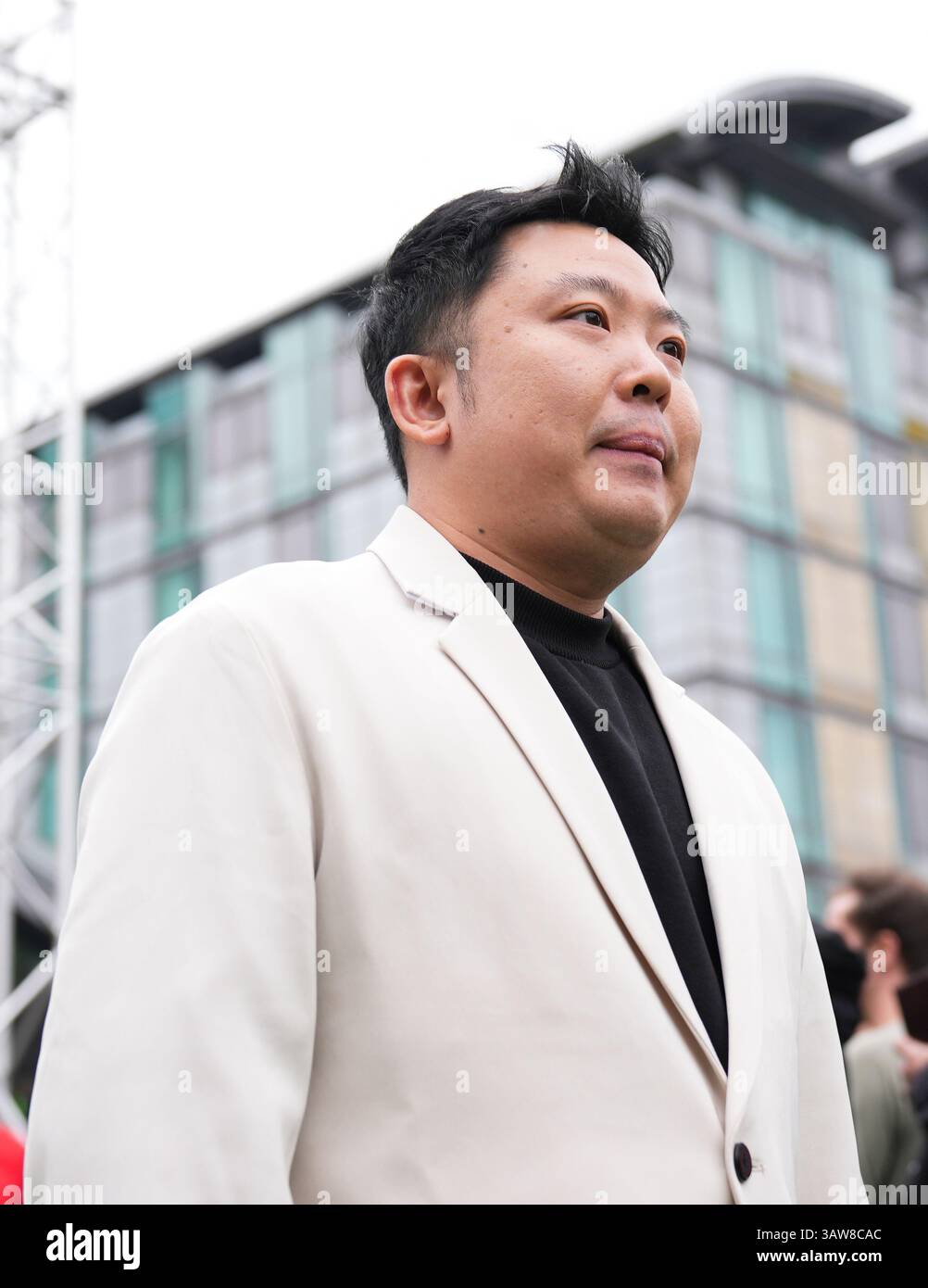 Zhang Anda during the 2025 Halo World Snooker Championship Media Day at ...