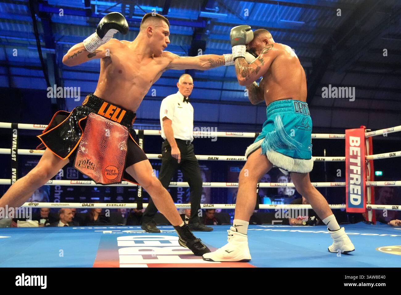 Emmanuel Buttigieg (left) in action against Grant Dennis in the ...