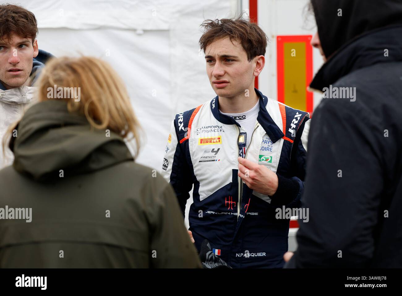 Nogaro, France. 19th Apr, 2025. PASQUIER Nicolas, Mygale M21-F4, portrait during the 1st round ...