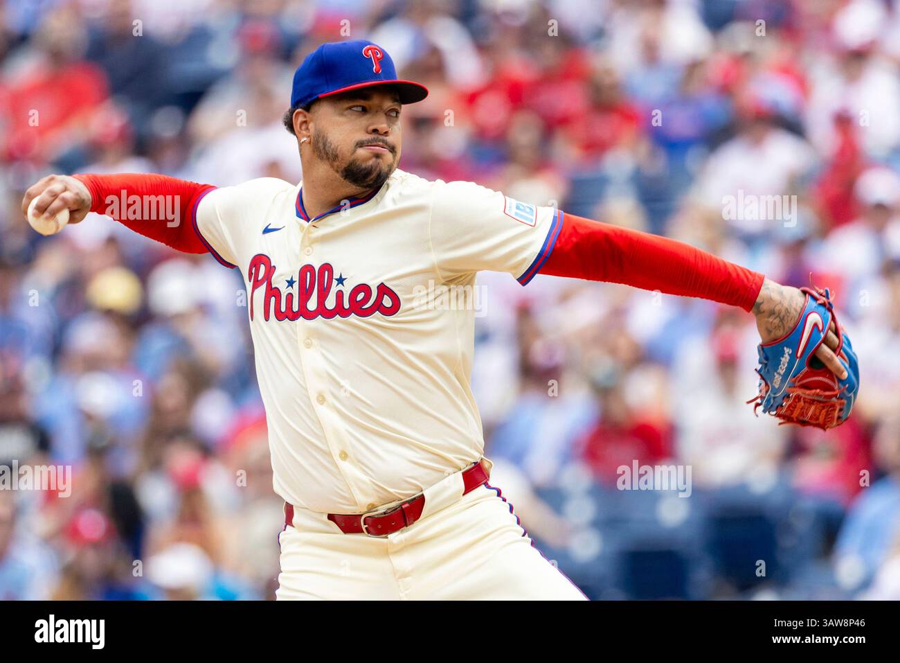 Philadelphia Phillies pitcher Taijuan Walker (99) throws in the first ...