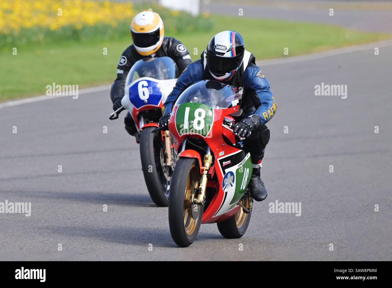 Symon Woodward, Spondon Rotax, Hailwood Trophy featuring the Sheene Trophy, two 7 lap races over ...