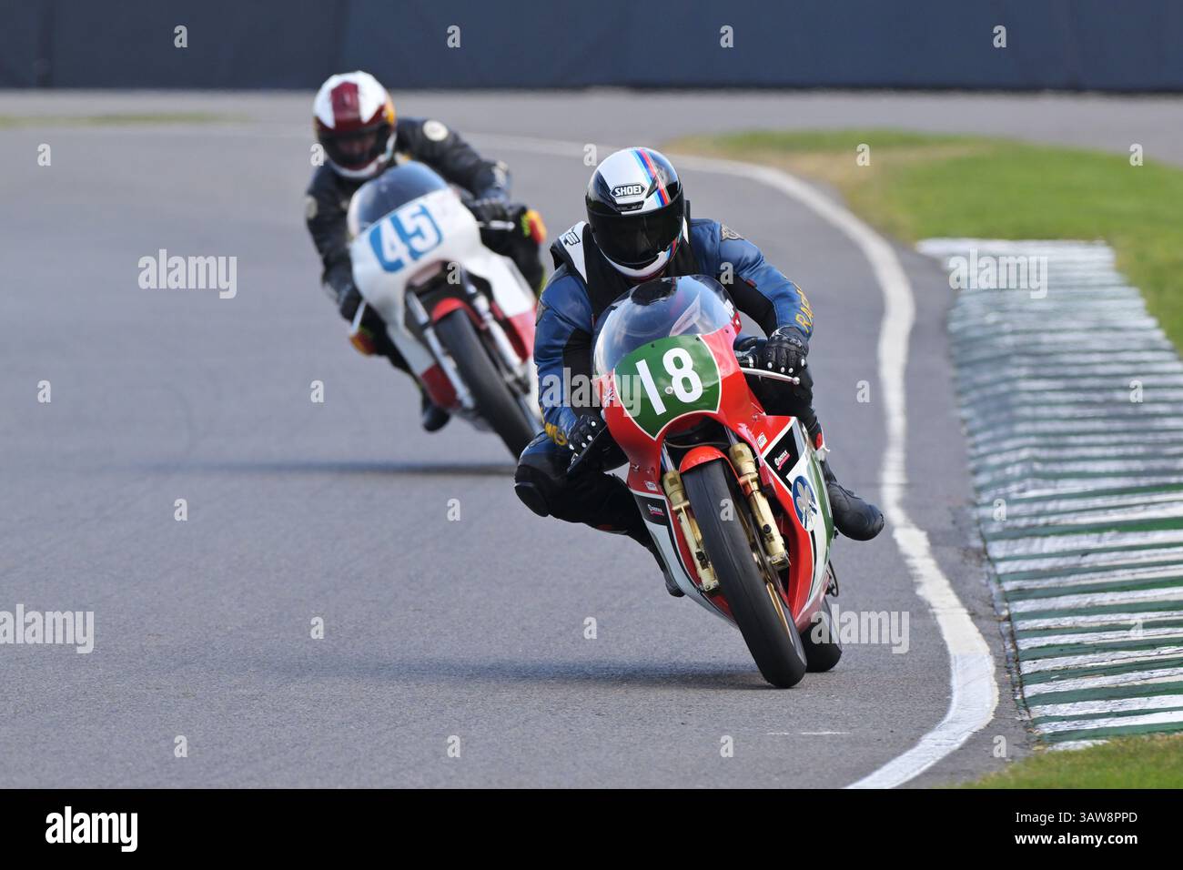 Symon Woodward, Spondon Rotax, Hailwood Trophy featuring the Sheene Trophy, two 7 lap races over ...