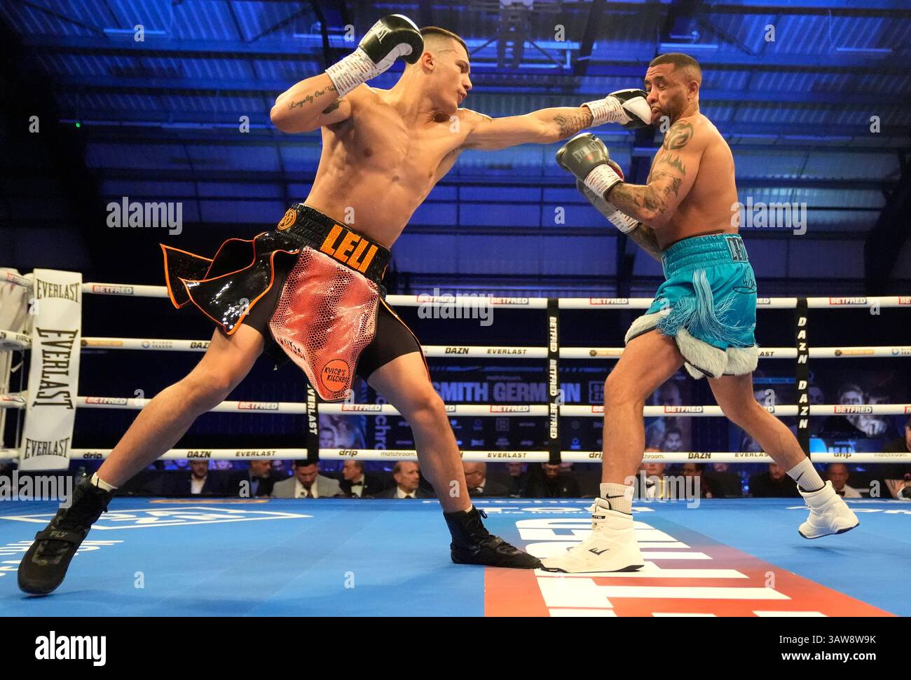 Emmanuel Buttigieg (left) in action against Grant Dennis in the ...
