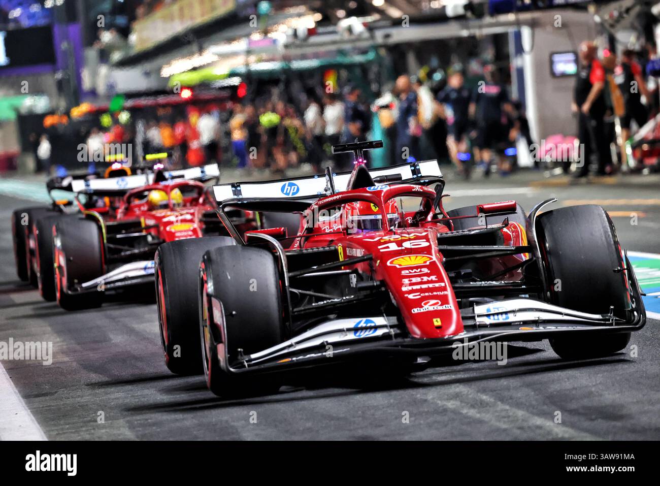 Jeddah, Saudi Arabia. 19th Apr, 2025. Charles Leclerc (MON) Ferrari SF ...