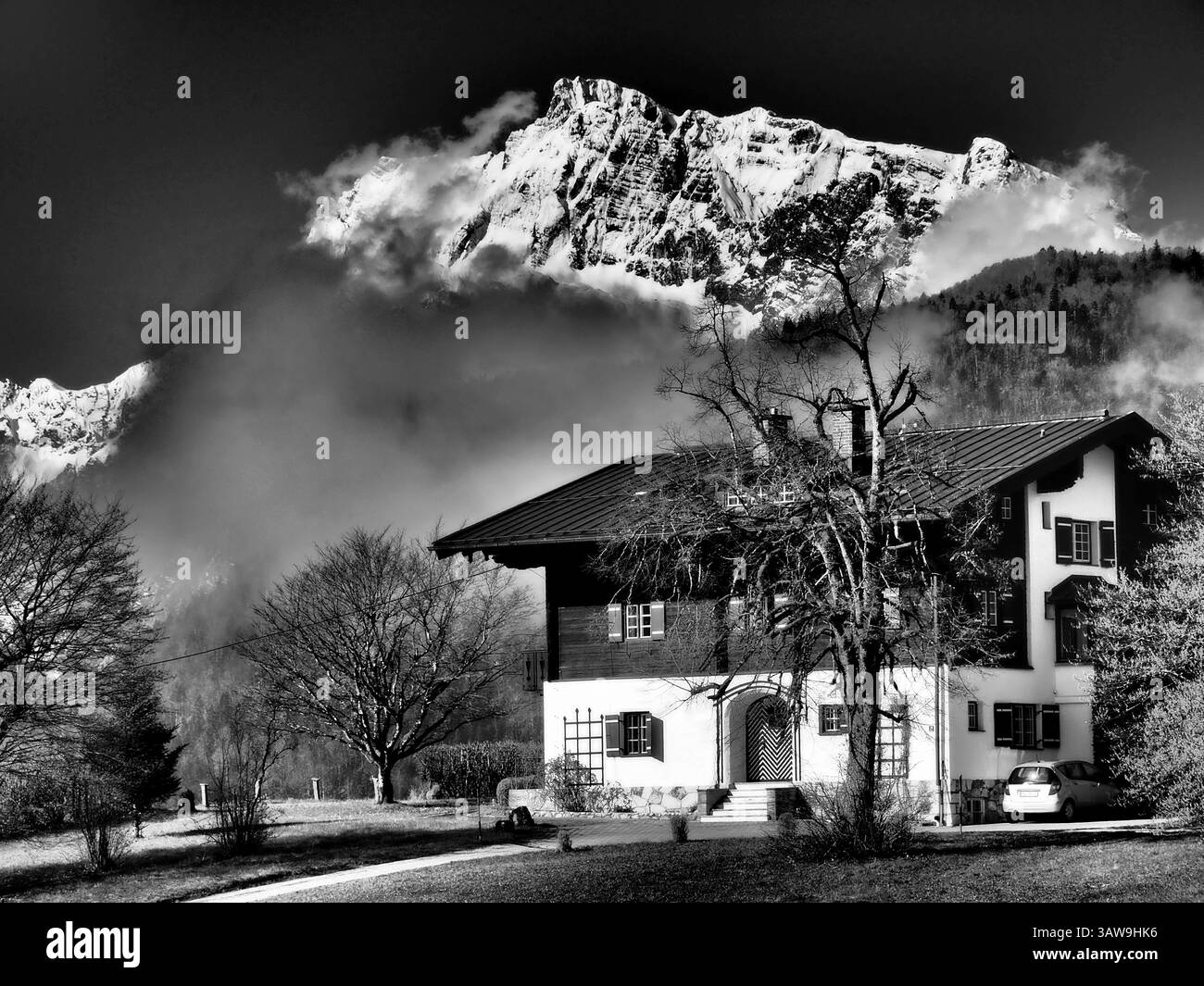 Bayern berchtesgadener land Black and White Stock Photos & Images - Alamy