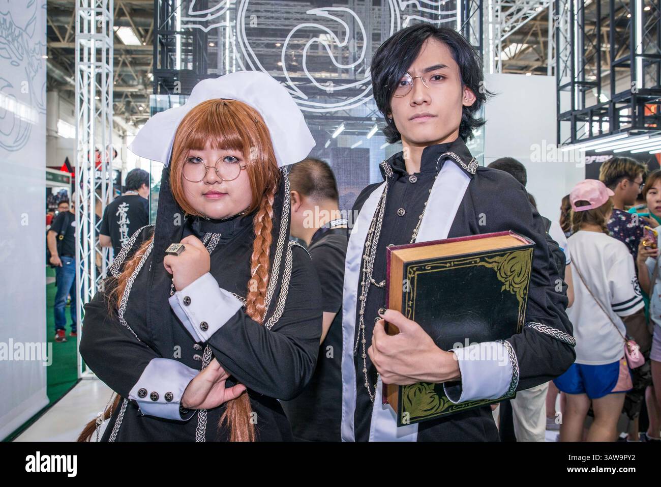 Jun 9, 2016 - Beijing, China - Two chinese cosplayers pose at Beijing ...