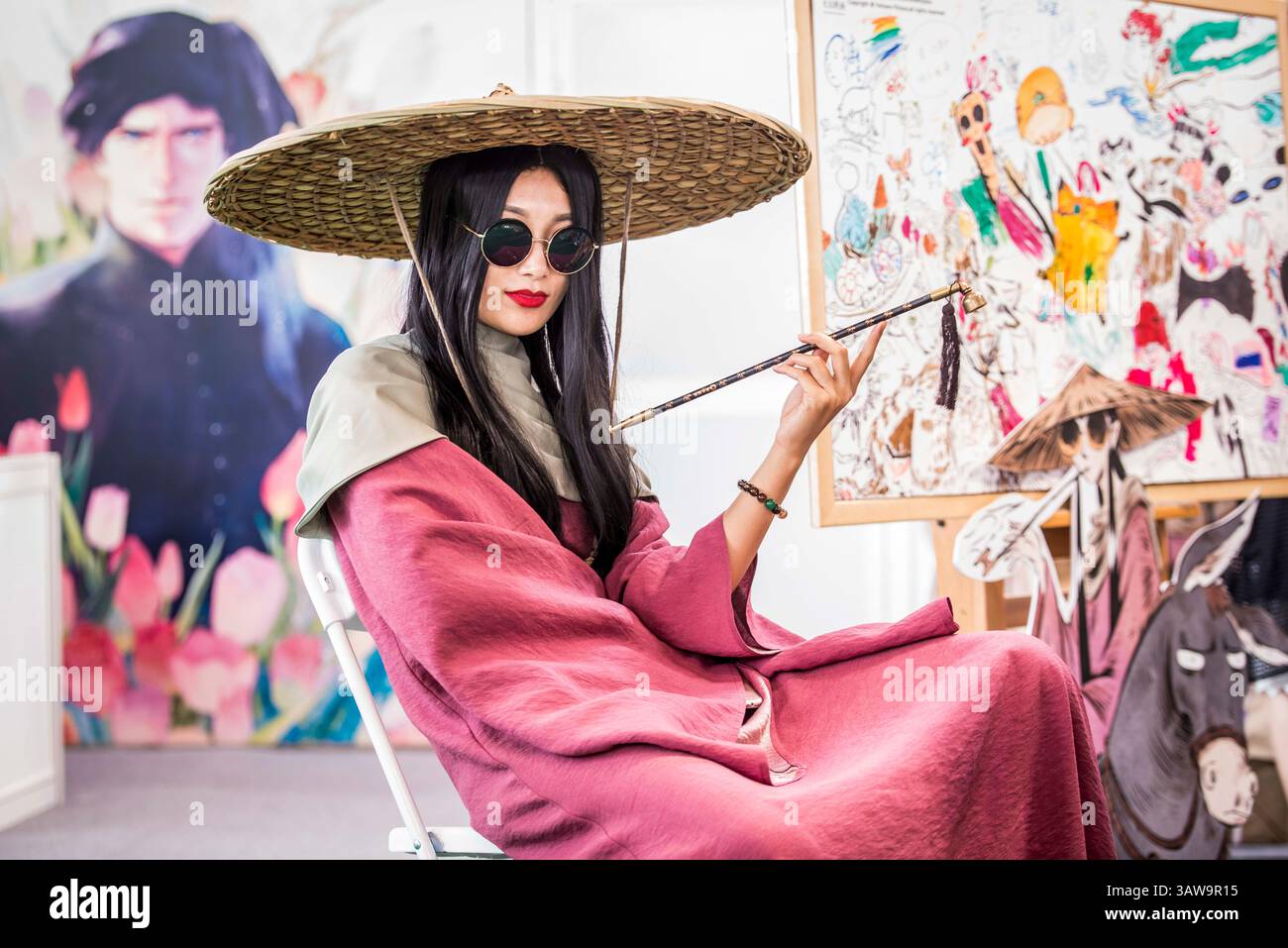 Jun 9, 2016 - Beijing, China - A cosplayer poses in Chinese Style ...