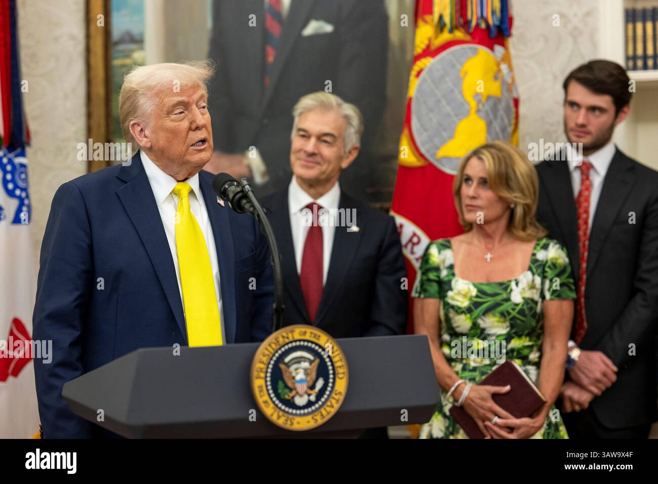 Washington, United States. 18th Apr, 2025. U.S President Donald Trump ...