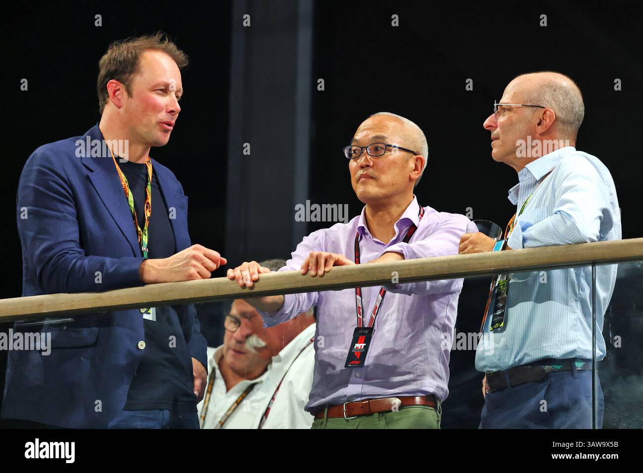 Derek Chang (USA) Liberty Media President and CEO (Centre). 19.04.2025 ...