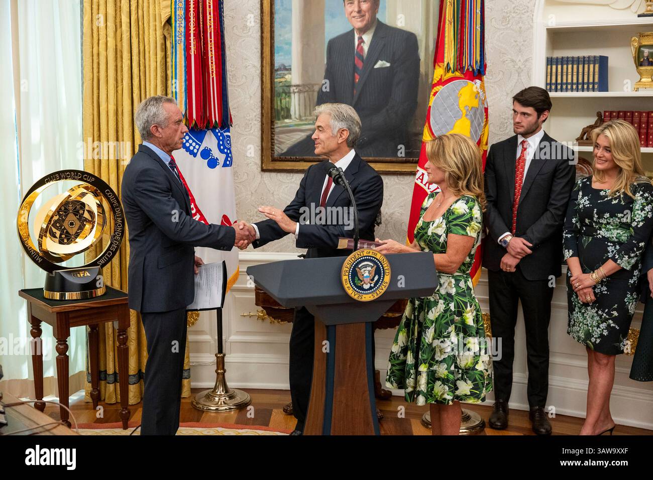Washington, United States. 18th Apr, 2025. U.S Human Services Secretary ...