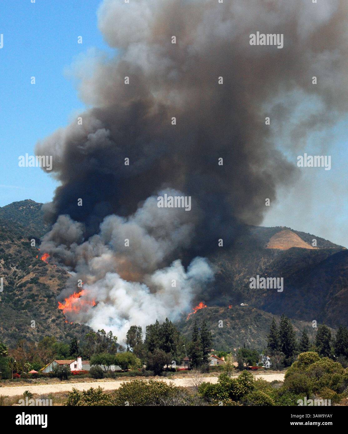 June 20, 2016 - Monrovia, California, U.S. - The Fish Fire explodes and ...