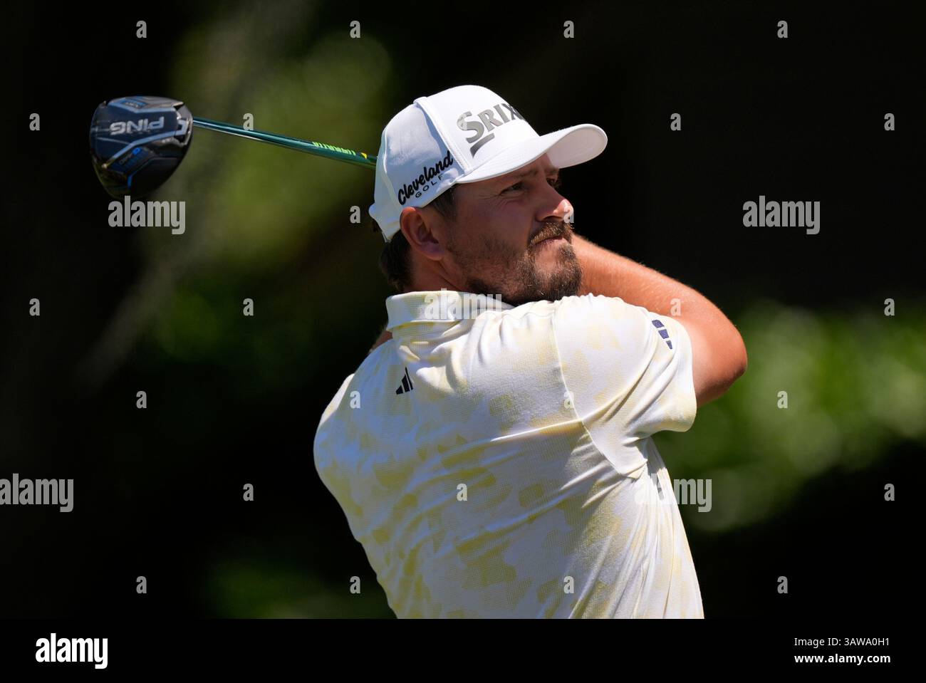 Andrew Novak hits from the third hole during the third round of the RBC ...