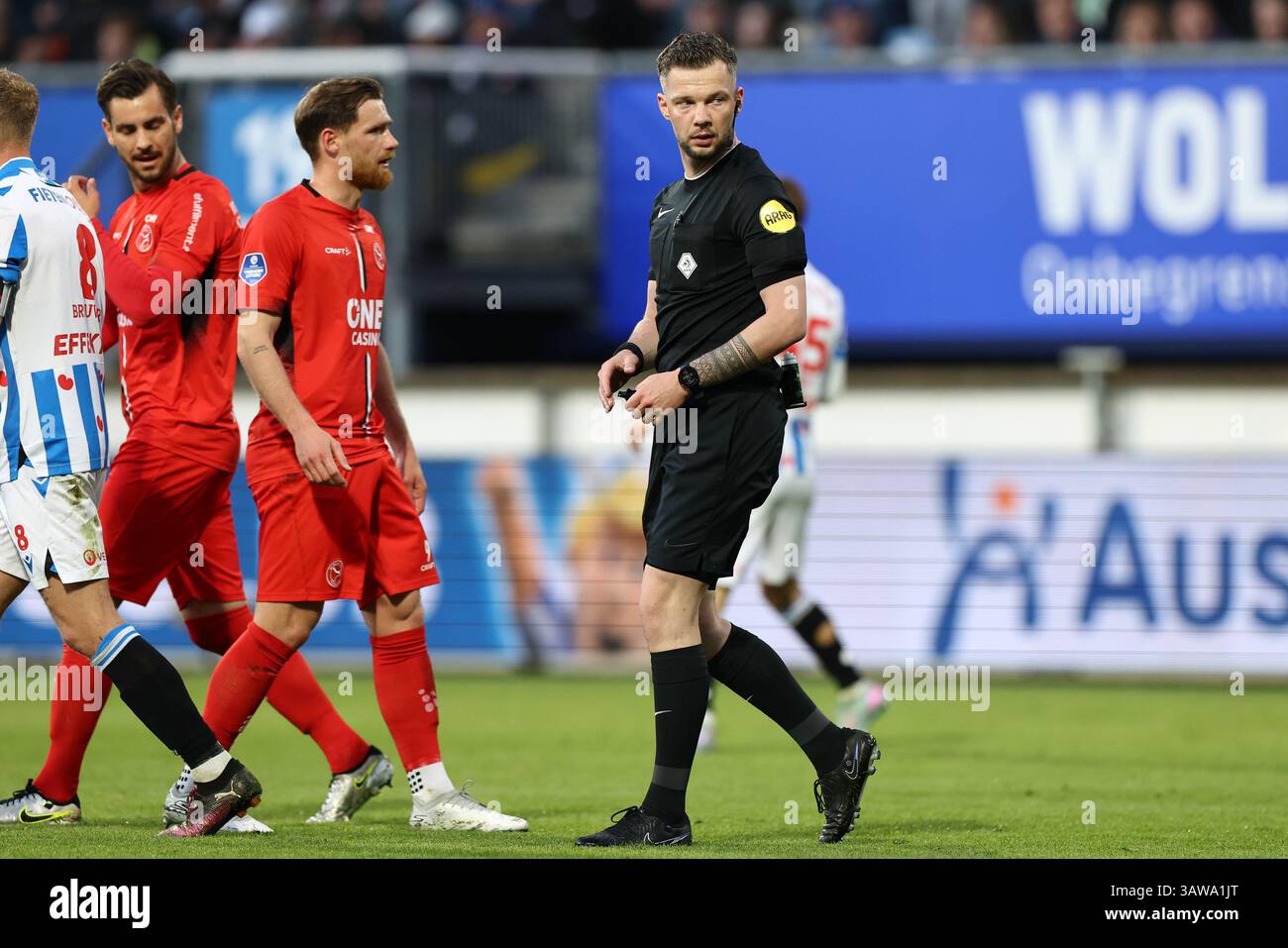 HEERENVEEN, 19-04-2025, Abe Lenstra stadium, season 2024/2025, Dutch Eredivisie Football, during ...