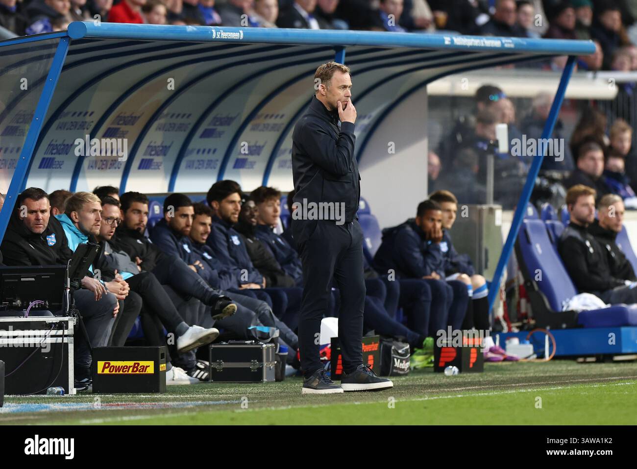 HEERENVEEN, 19-04-2025, Abe Lenstra stadium, season 2024/2025, Dutch Eredivisie Football, during ...
