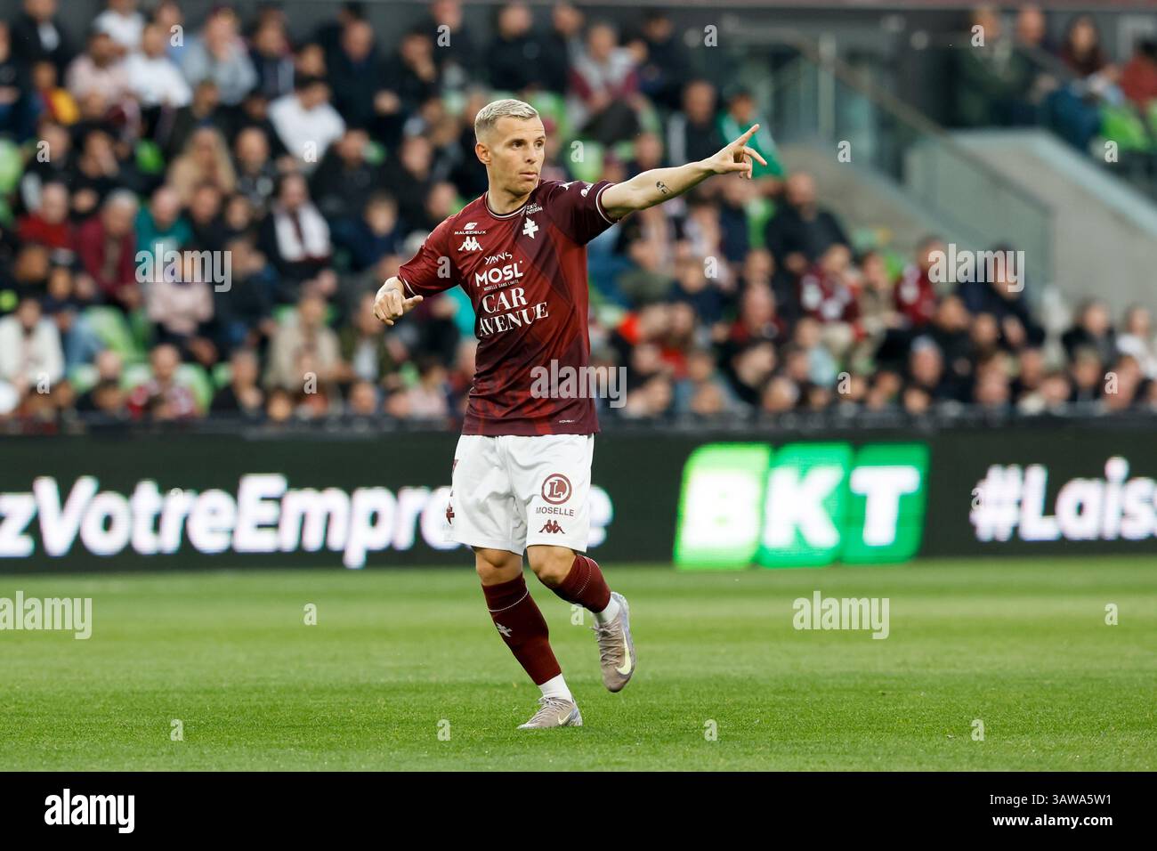07 Gauthier HEIN (fcm) during the Ligue 2 BKT match between Metz and ...