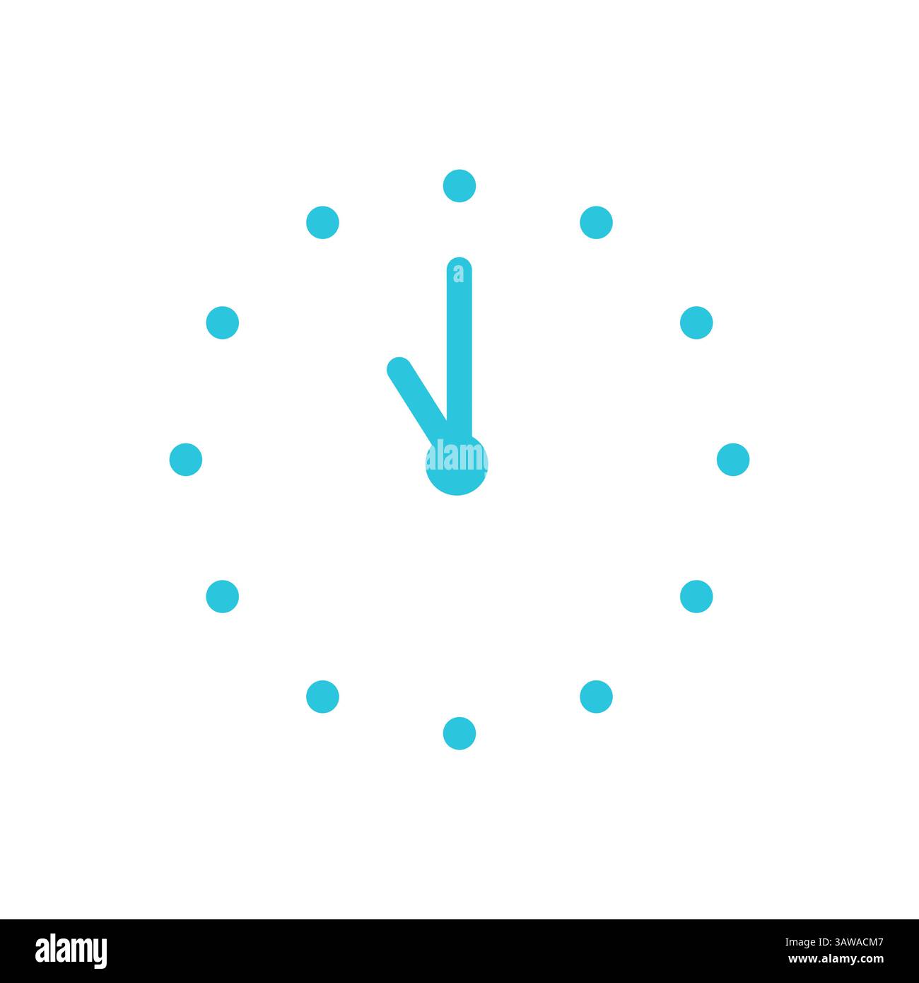 Clock time action on Stock Vector Images - Alamy