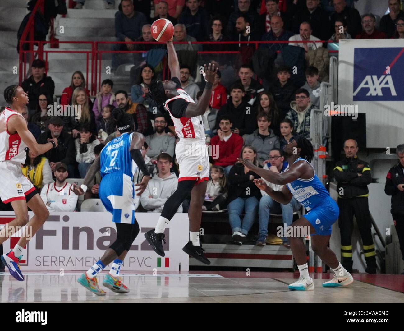 24 Elisée Assui Openjobmetis Varese during the LBA Italy Championship ...