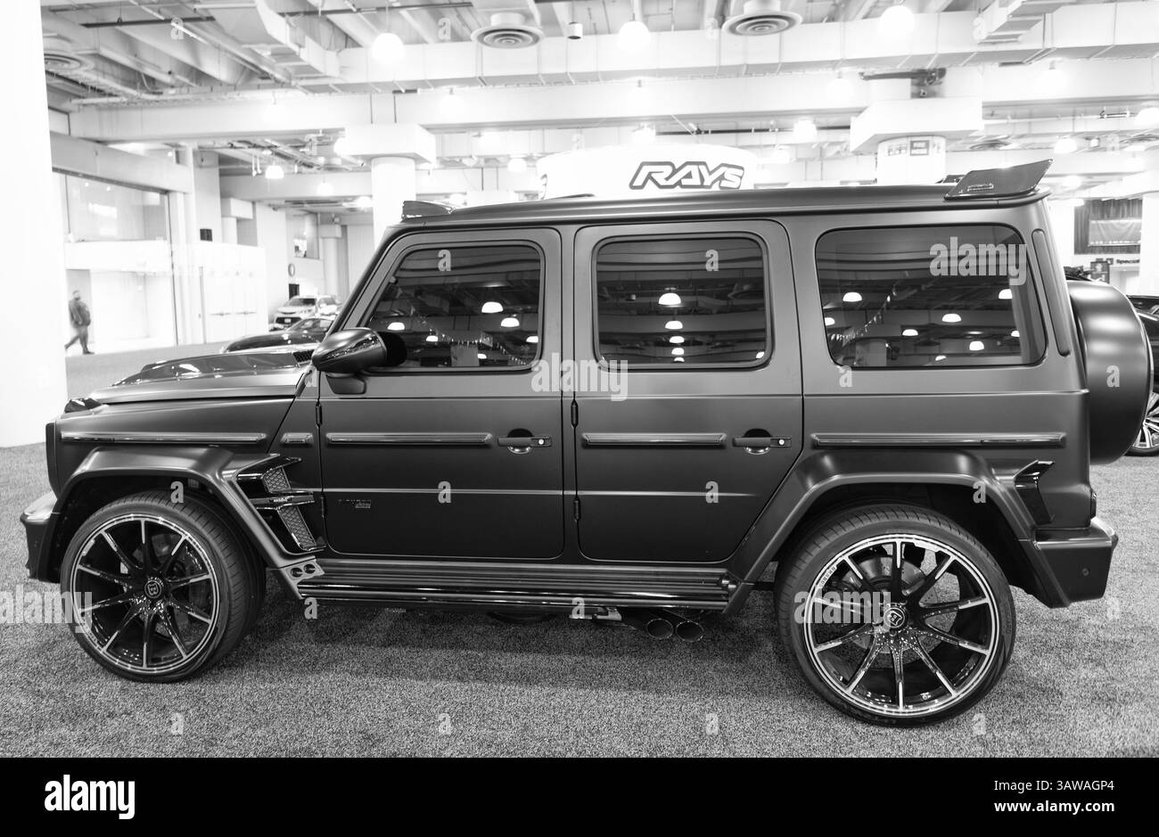 New York City, USA - March 28, 2024: Mercedes Benz G SUV Brabus tuning ...