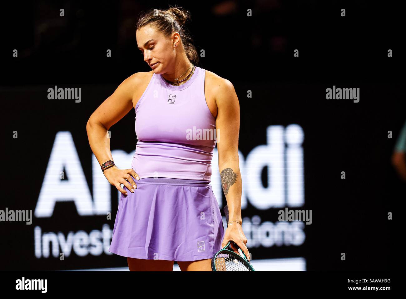 Stuttgart, Deutschland. 19th Apr, 2025. im Bild Aryna Sabalenka Aryna ...