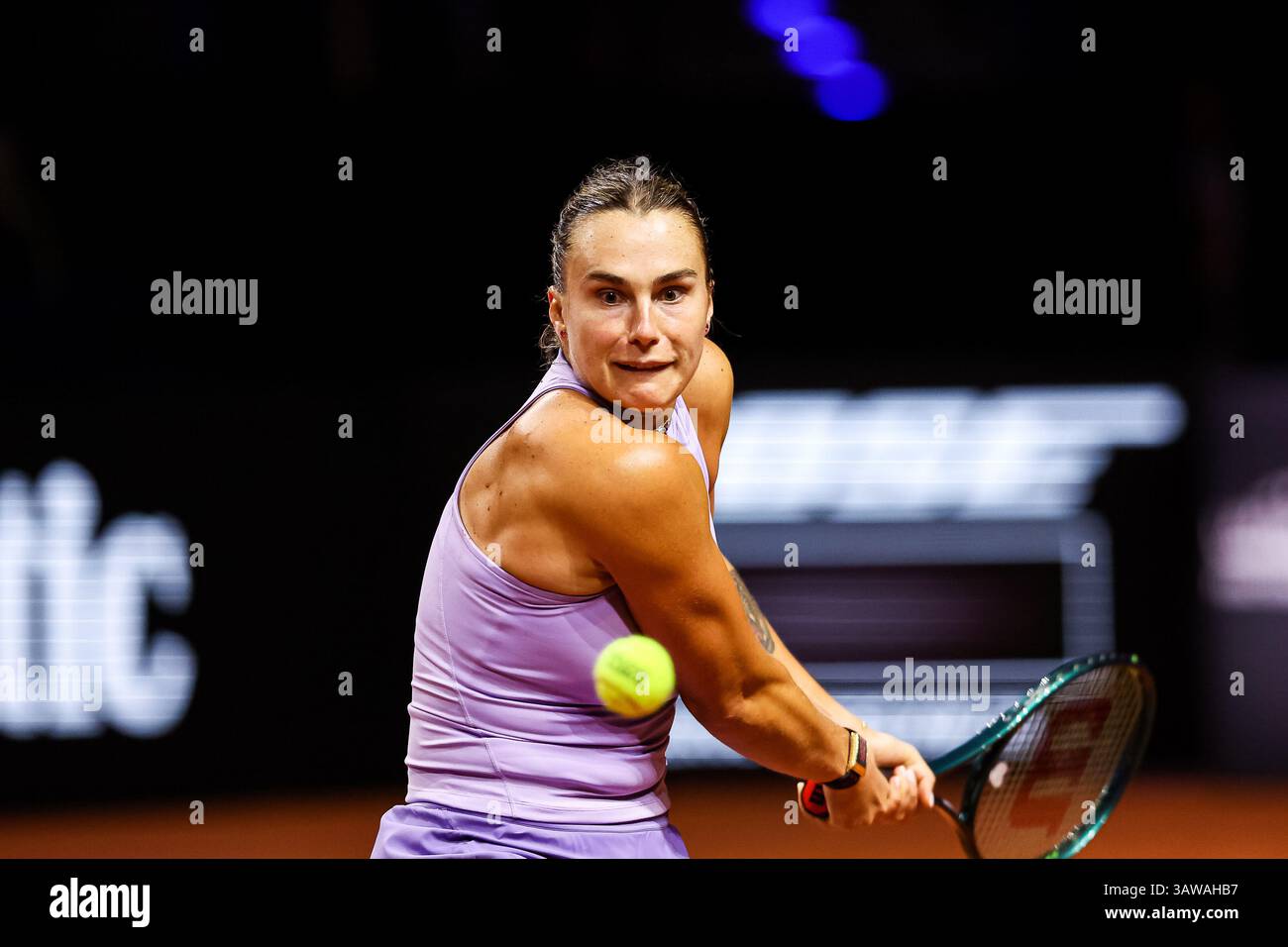 Stuttgart, Deutschland. 19th Apr, 2025. im Bild Aryna Sabalenka Aryna ...