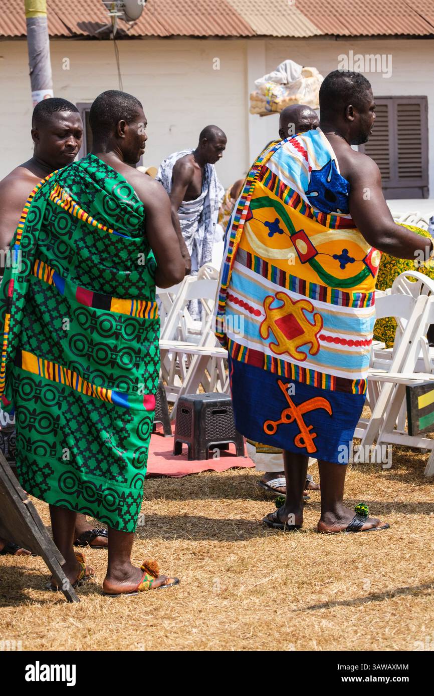 Kumasi, Ghana. Ashanti Akwasidae Festival. Ghanaian Man Wearing ...