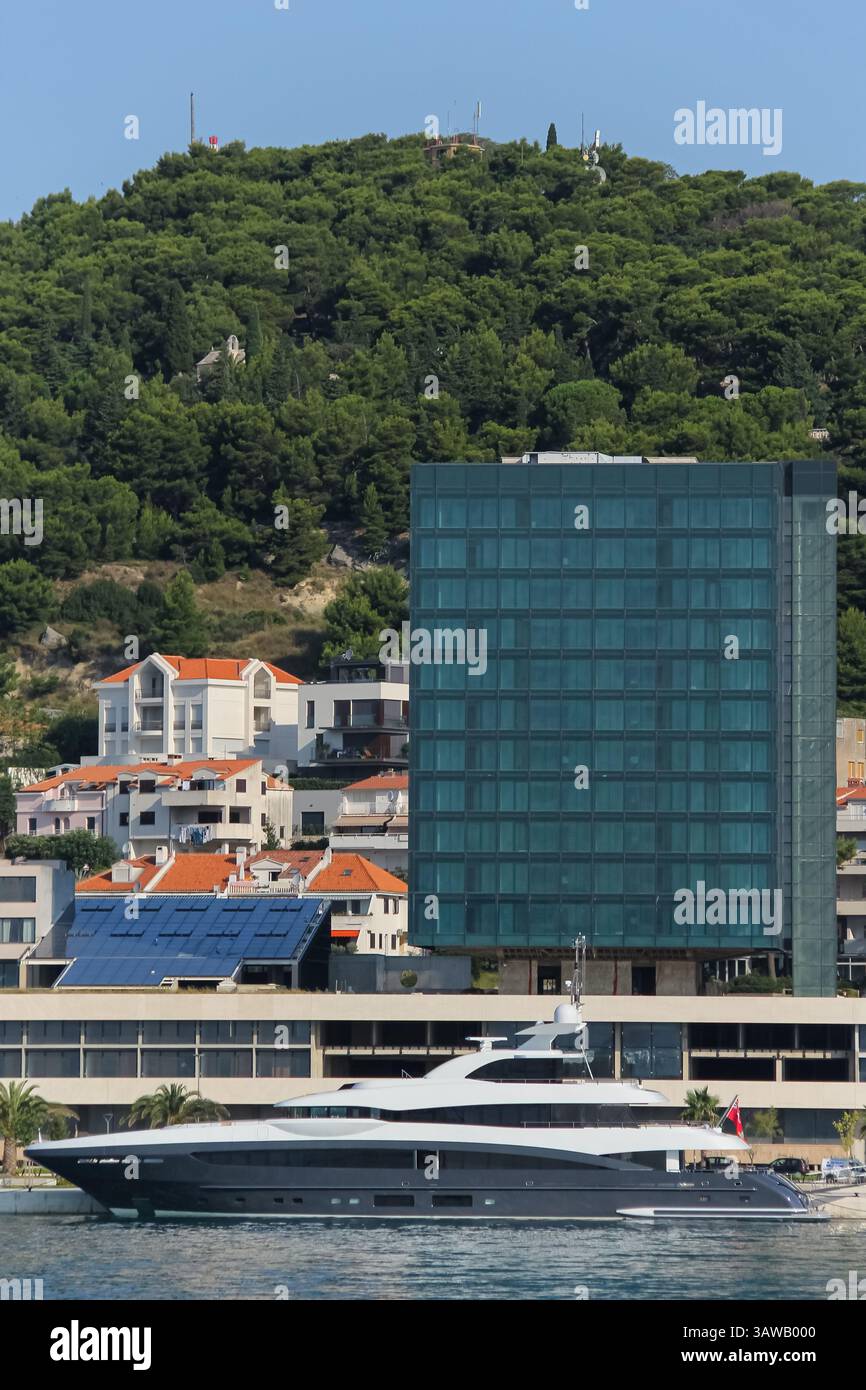 A picturesque view of Split's waterfront featuring historical landmarks ...