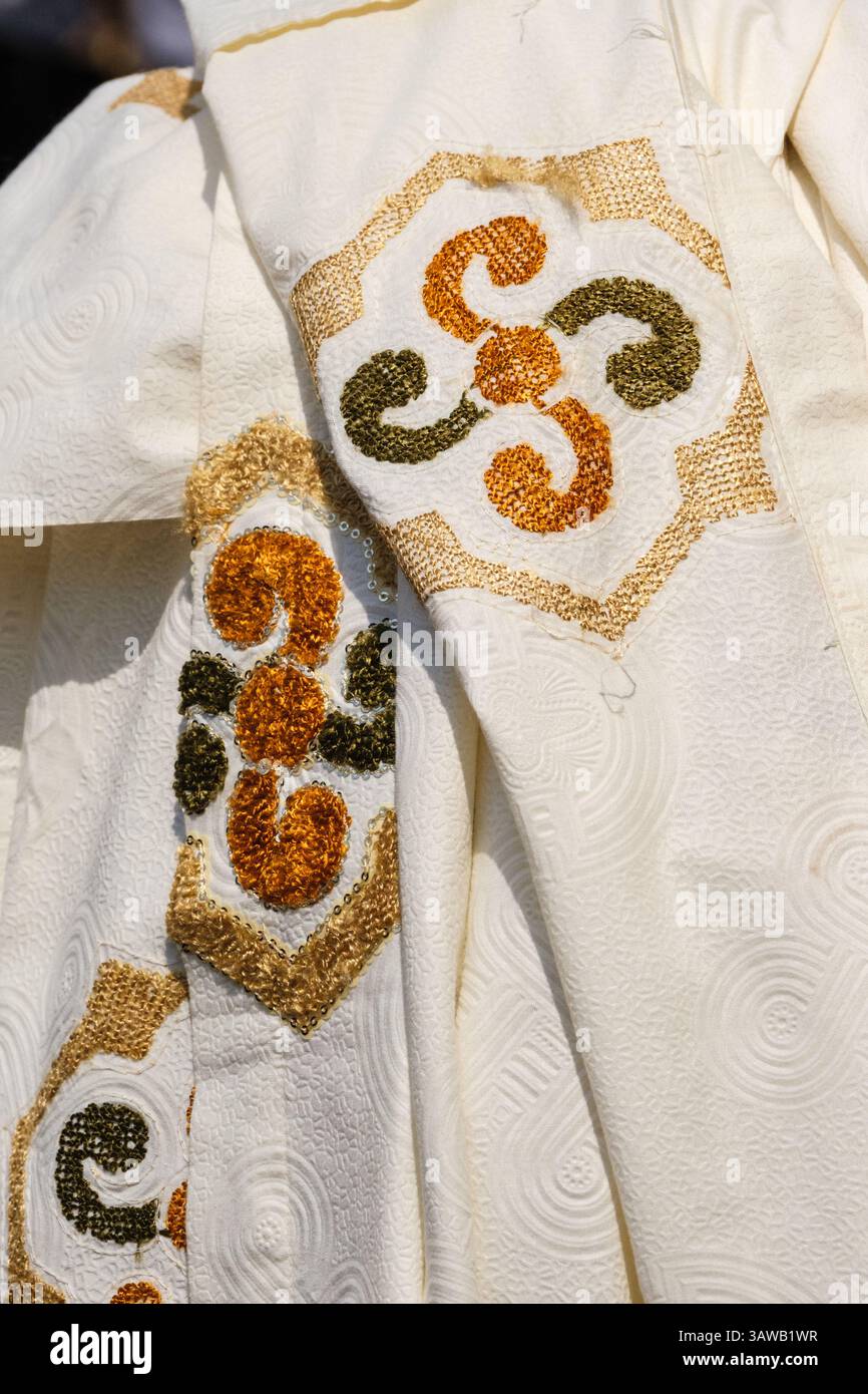Kumasi, Ghana. Ashanti Akwasidae Festival. Detail of Traditional Fabric ...