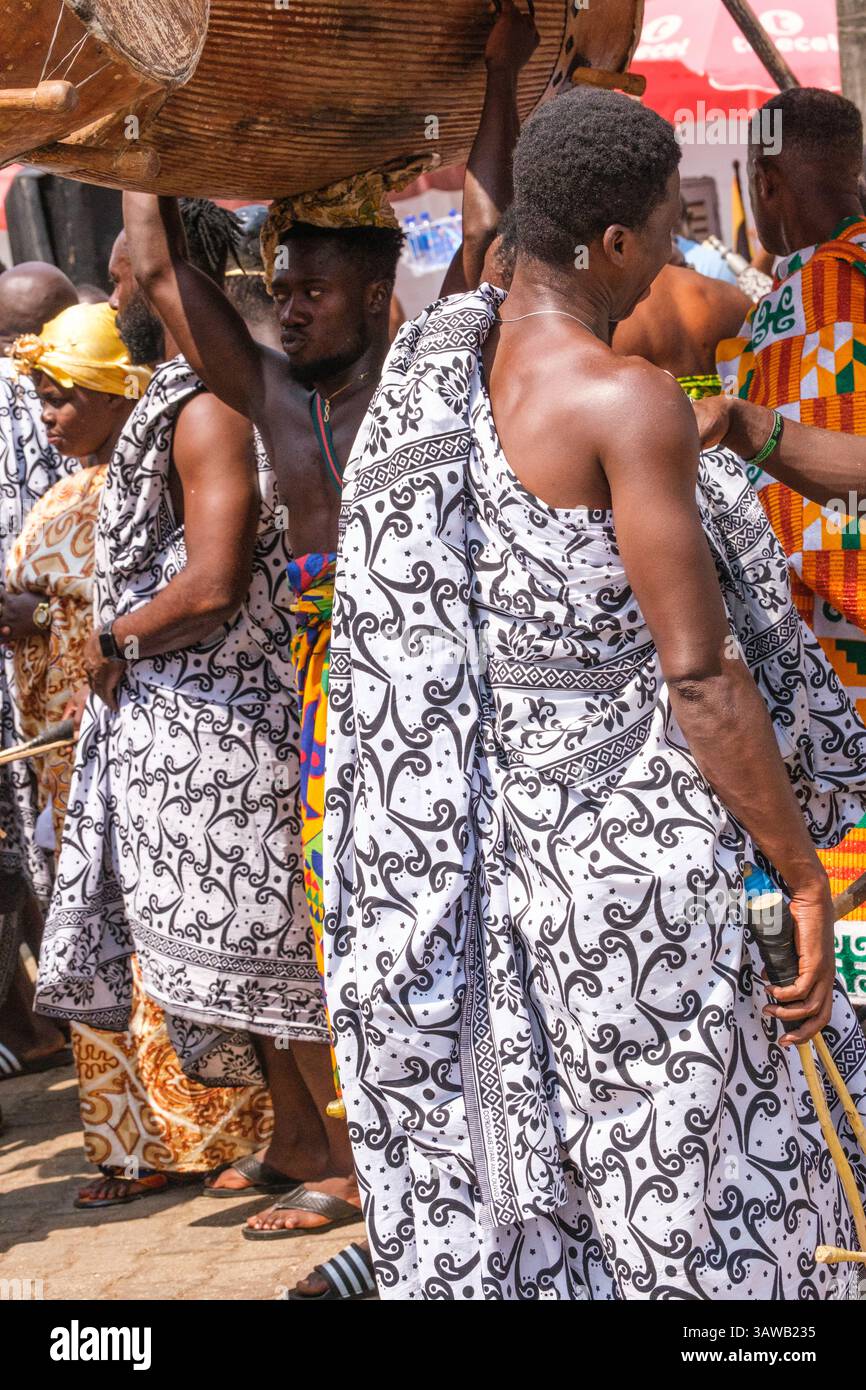 Kumasi, Ghana. Ashanti Akwasidae Festival. Ghanaian Man Wearing ...