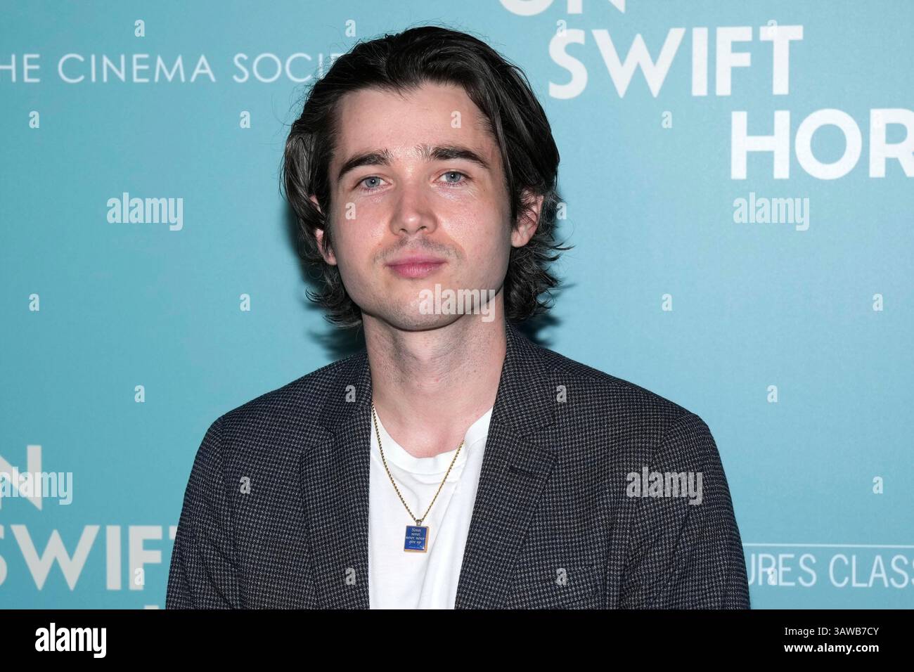 Luke Slattery attends a special screening of "On Swift Horses", hosted ...