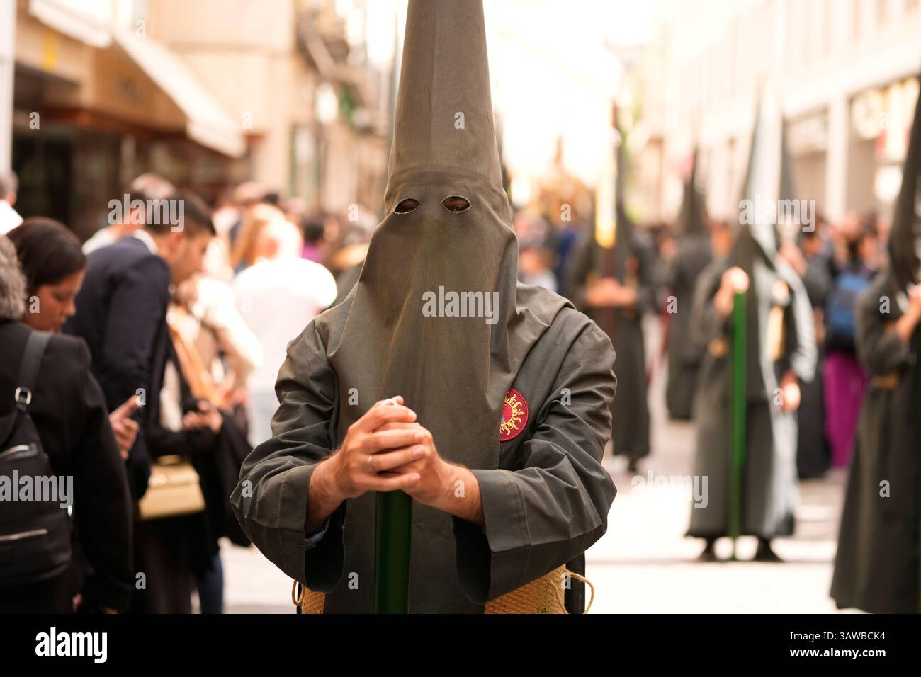 Images of the processions of the penitence station today Holy Saturday ...