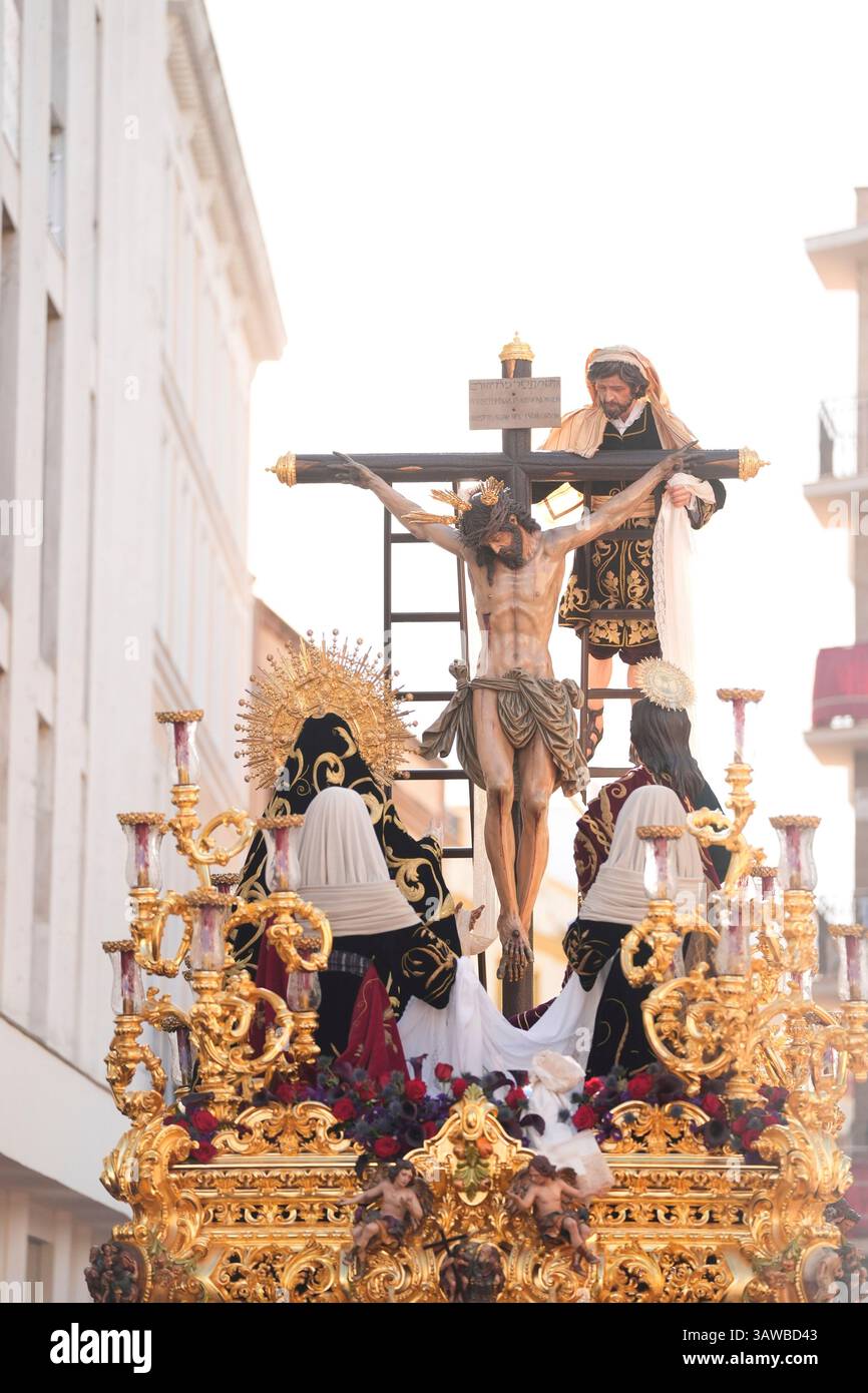 Images of the processions of the penitence station today Holy Saturday ...