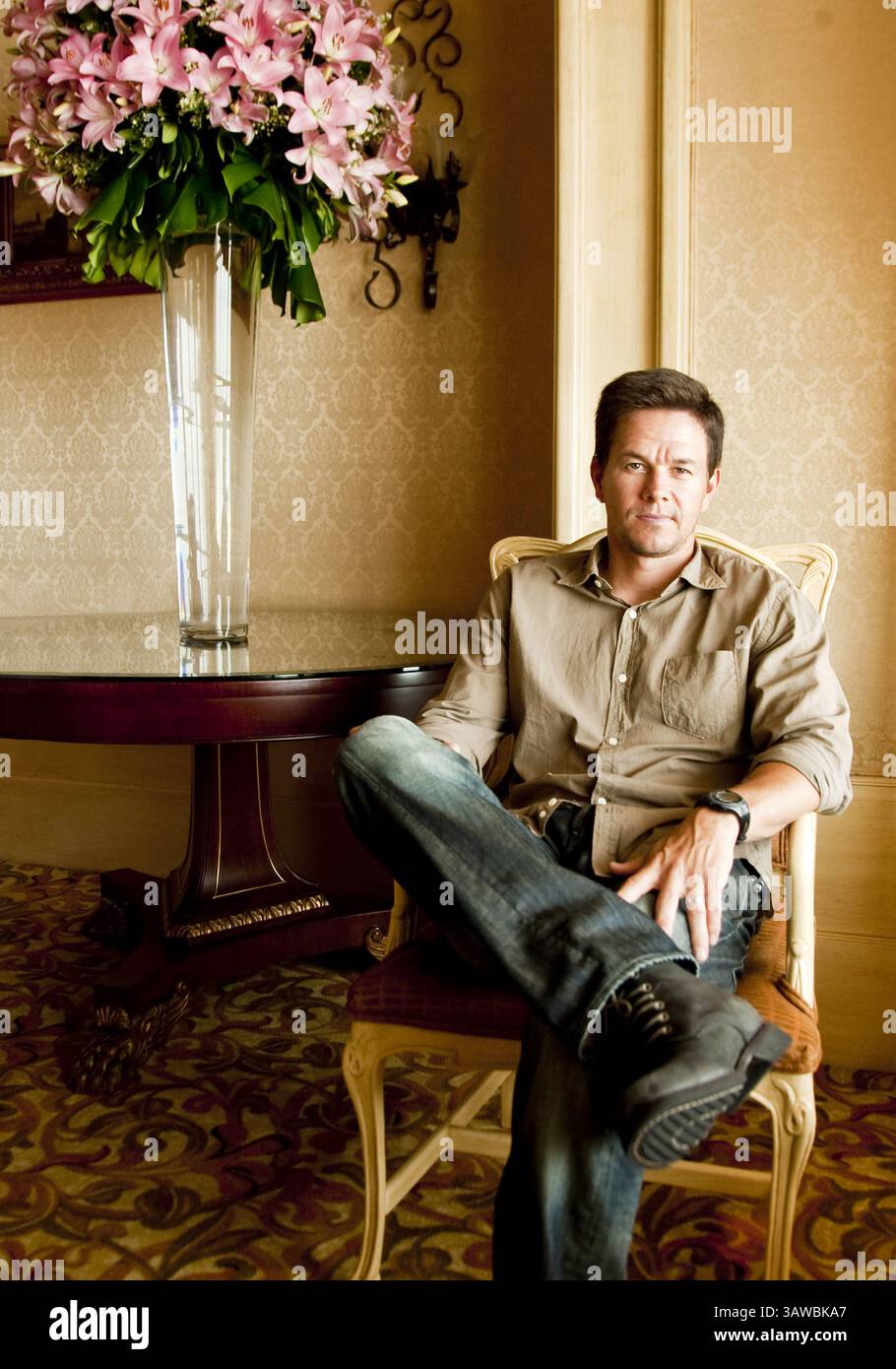 June 28, 2010 - Hollywood, California, U.S. - MARK WAHLBERG promotes ...