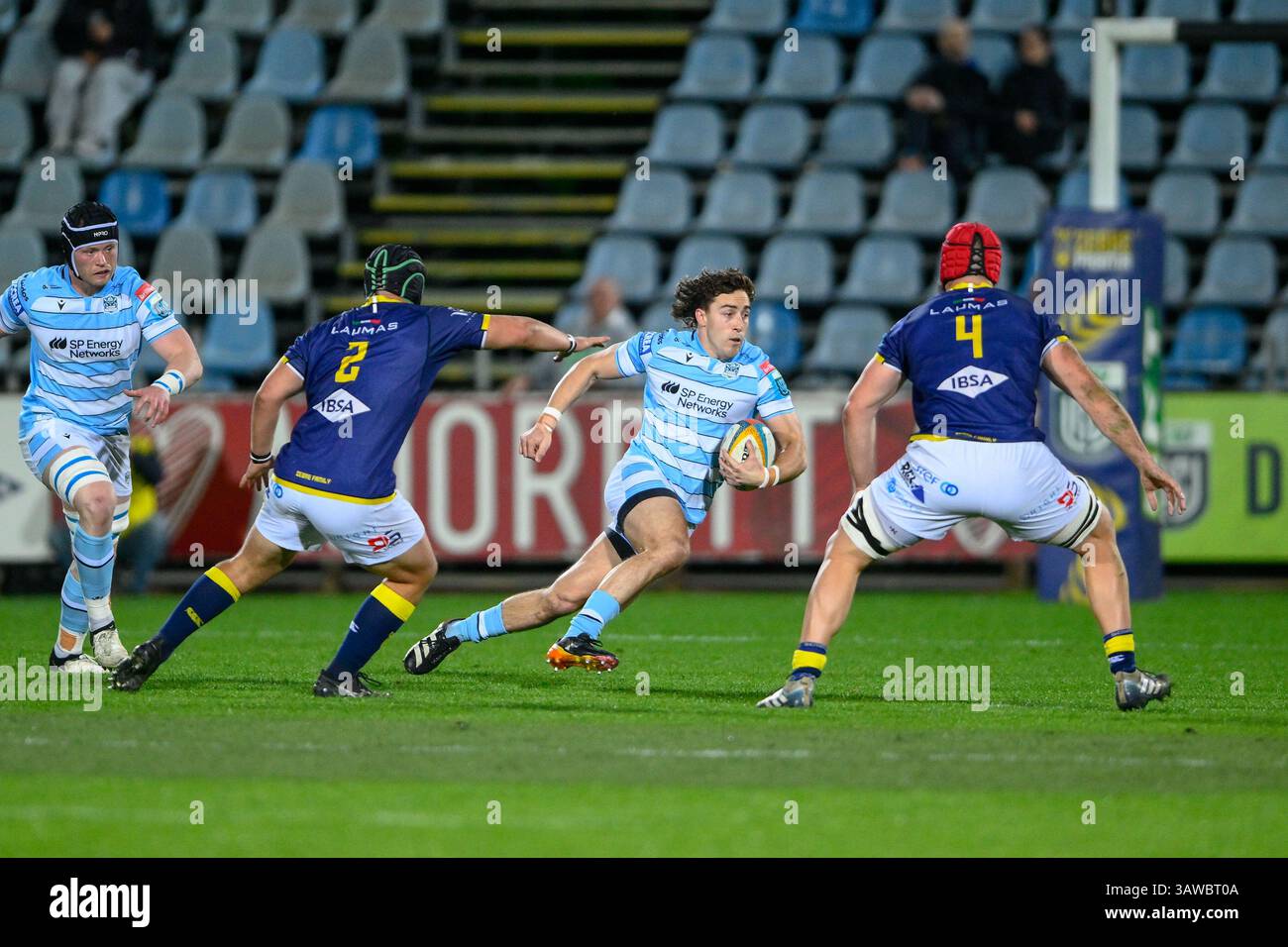 Parma, Italy. 19th Apr, 2025. Josh McKay ( Glasgow Warriors ) during ...