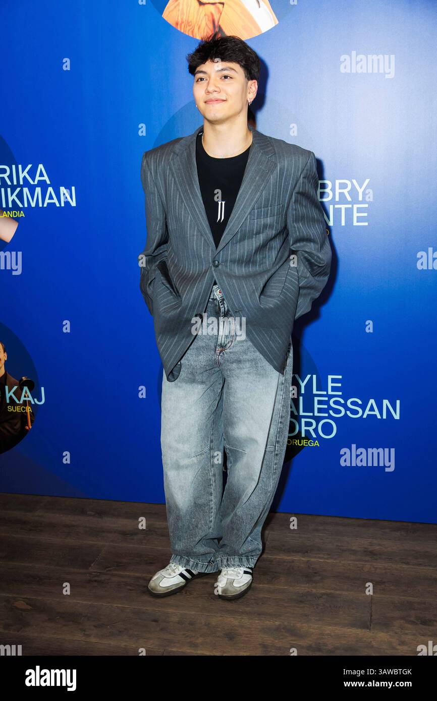 Madrid, Spain. 19th Apr, 2025. JJ (Austria) attends the photocall at ...