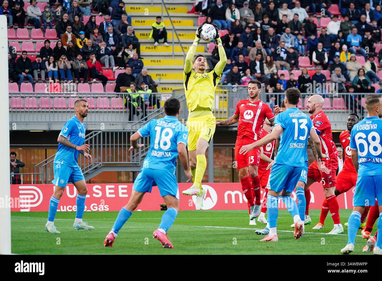 Monza, Italie. 19th Apr, 2025. Alex Meret (SSC Napoli) during the ...