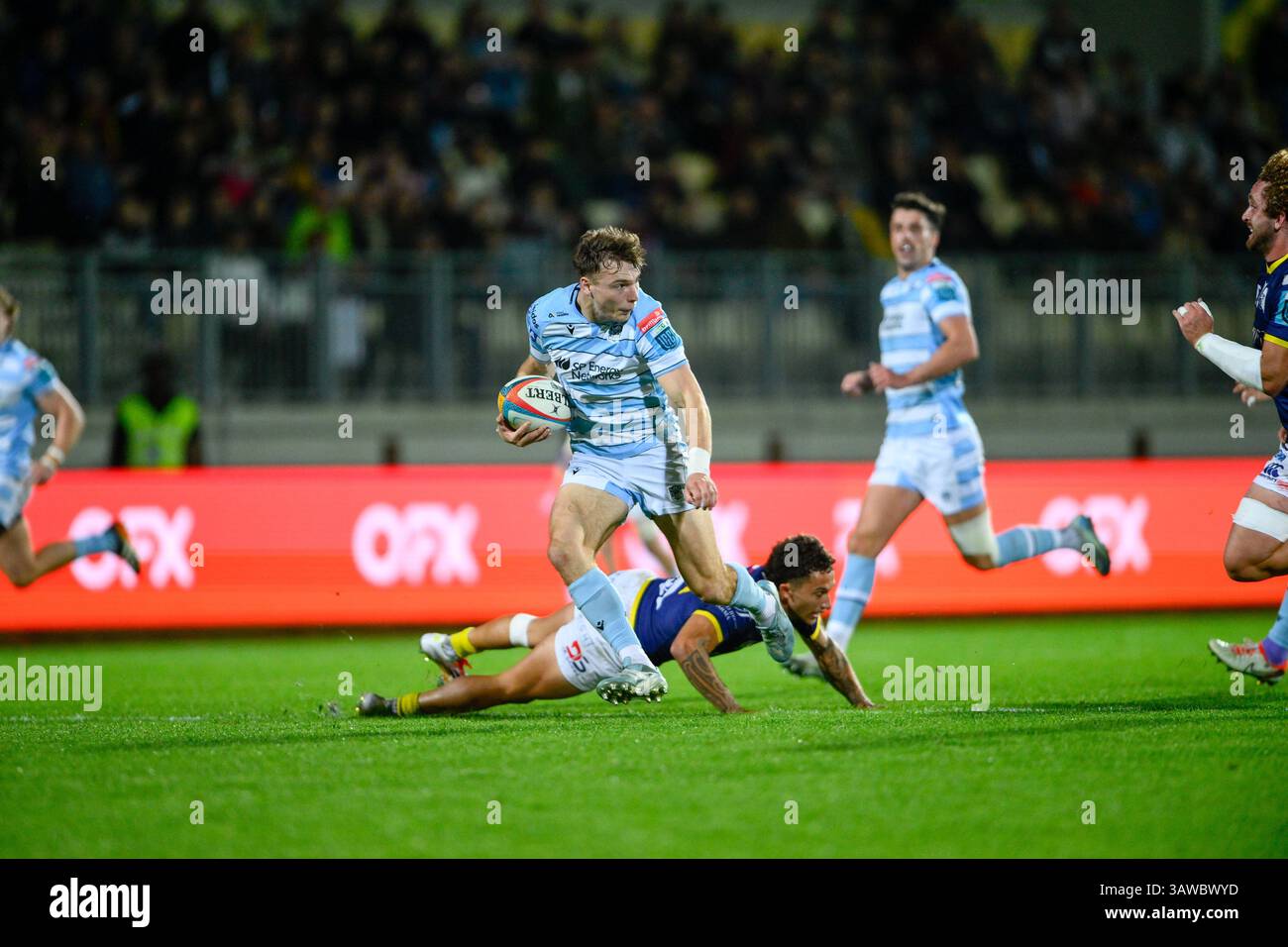 Parma, Italy. 19th Apr, 2025. Jamie Dobie ( Glasgow Warriors ) during ...