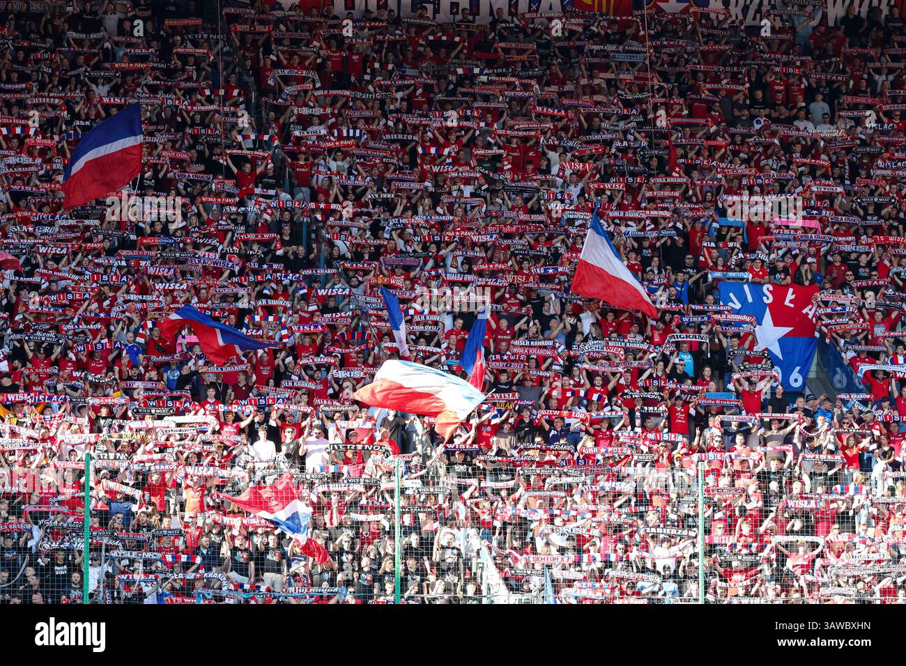 Krakow, Poland, Apr 19 2025, A Football Match Between Wisla Krakow And ...