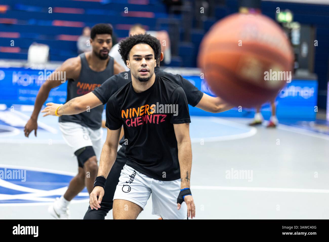 Jacob Gilyard (Niners Chemnitz, No 11) GER, Syntainic MBC vs. Niners ...
