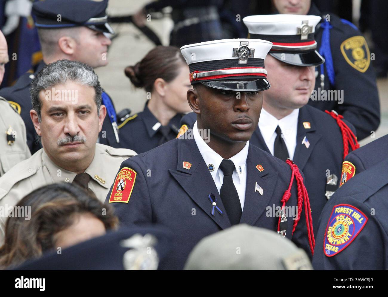 Boston firefighters honor guard hi-res stock photography and images - Alamy