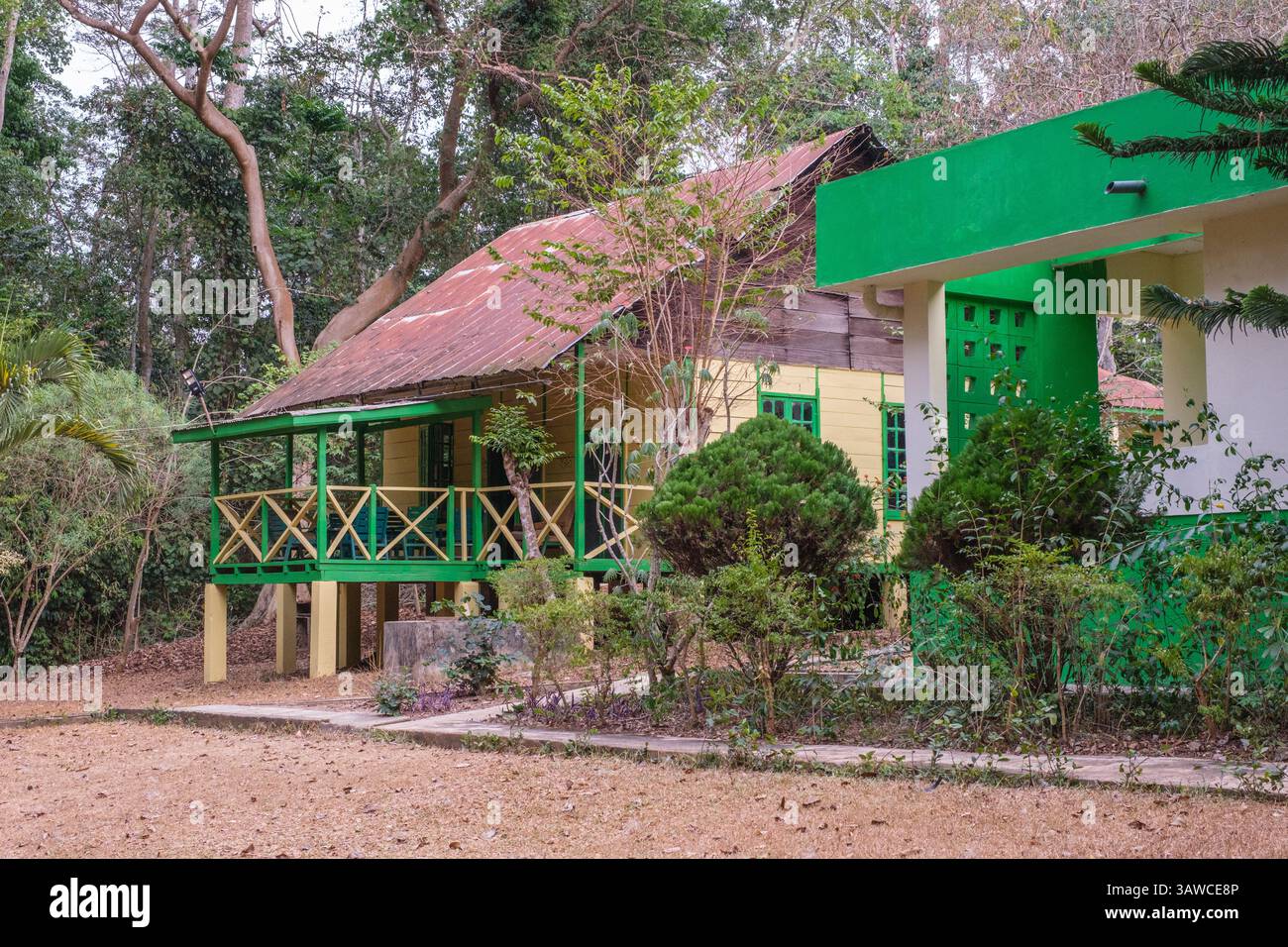 Ghana, Bobiri Forest Reserve and Butterfly Sanctuary. Administrative ...