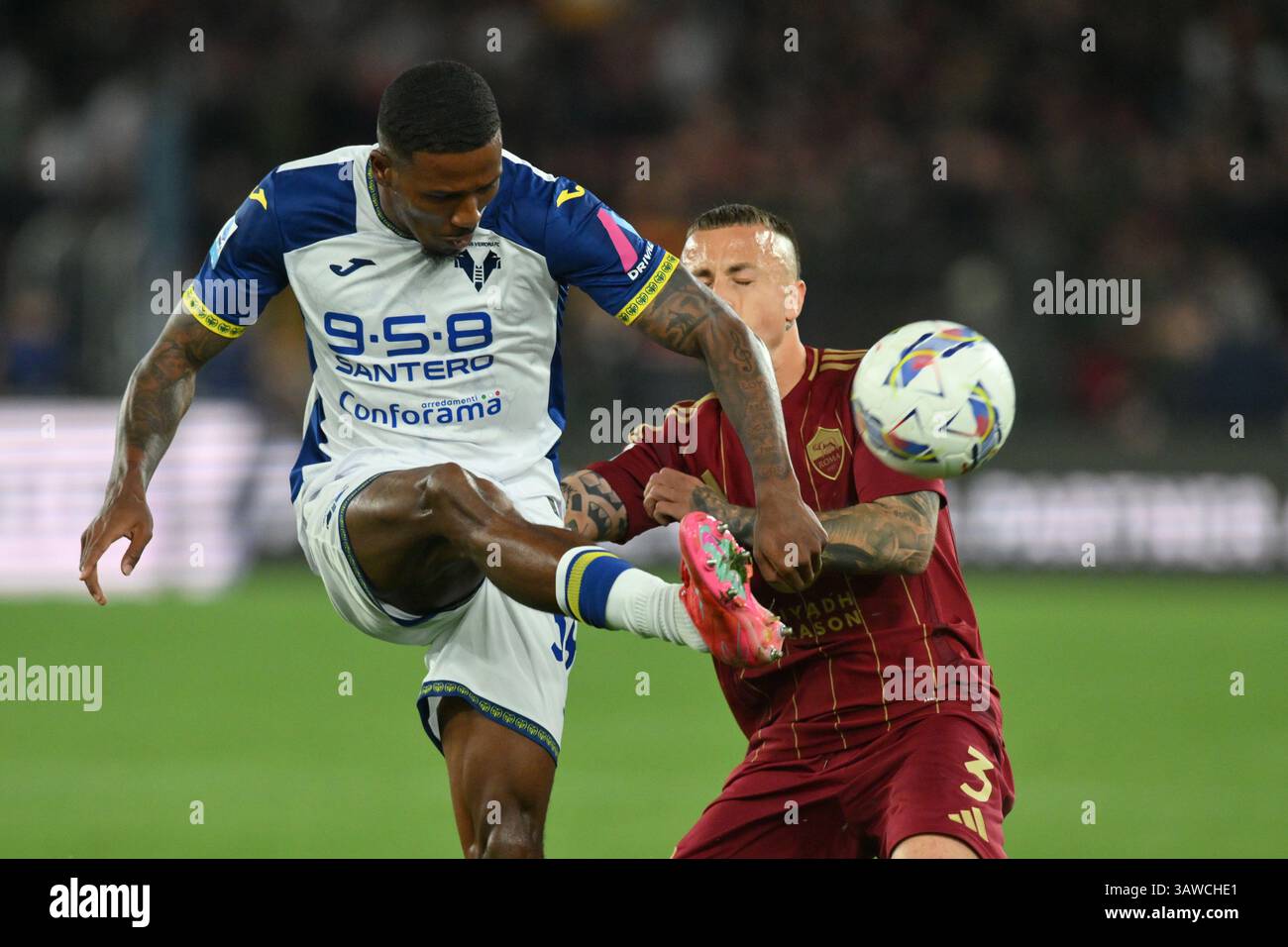 Stadio Olimpico, Rome, Italy. 19th Apr, 2025. Serie A Football; Roma ...